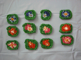 Postage Stamp Patches Free Crochet Pattern